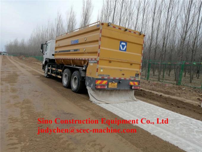 Powder Lime Spreader Truck Road Construction Machinery XKC163 5kg/M2 ...